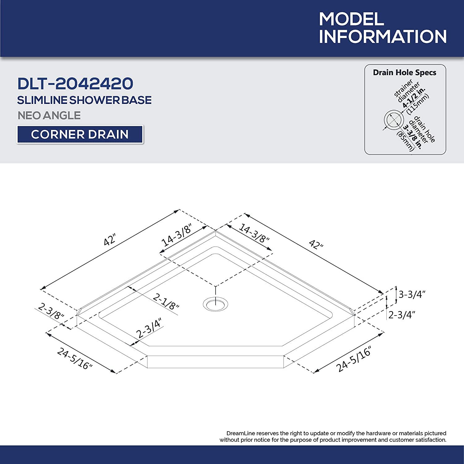 Dimensions Standard Des Bacs à Douche (avec Dessins)